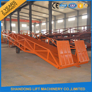 6 ton - 15 ton Hydraulic Trailer Ramp Lift with Anti Slip Corrugated ...