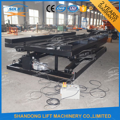 2 - 12m Lifting Height Hydraulic Cargo Lift With Painting / Galvanizing ...