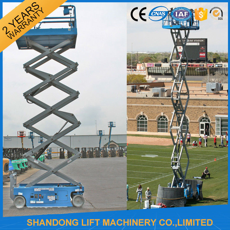 Mobile Self Propelled Elevating Work Platforms Battery Powered 4m 10m ...