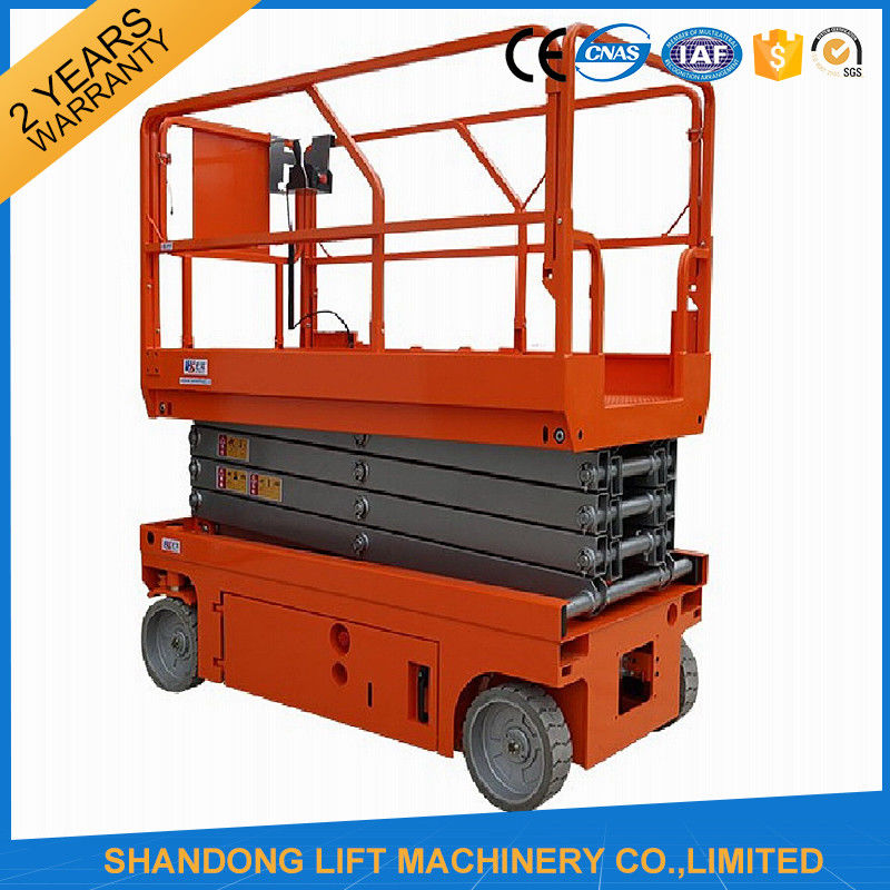 12M Self Propelled Elevating Work Platforms for Aerial Installation Maintenance
