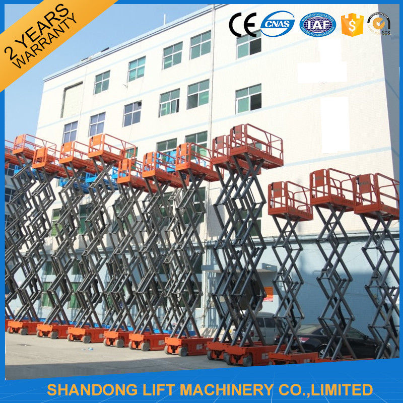 High Rise Telescopic Work Platform for Elevated Aerial Working 3.2km/h ...