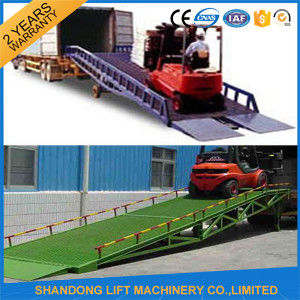 8 Ton Steel Trailer Ramp for Container Loading / Unloading 0.75kw 2.2kw ...