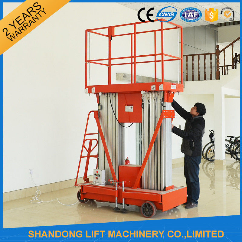 4 - 20 m Telescopic Boom Lift Rental , Aluminium Aerial Man Lift ...