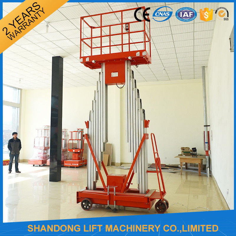 Mini Light Weight Electric Truck Mounted Aerial Work Platforms 1.4 * 0. ...