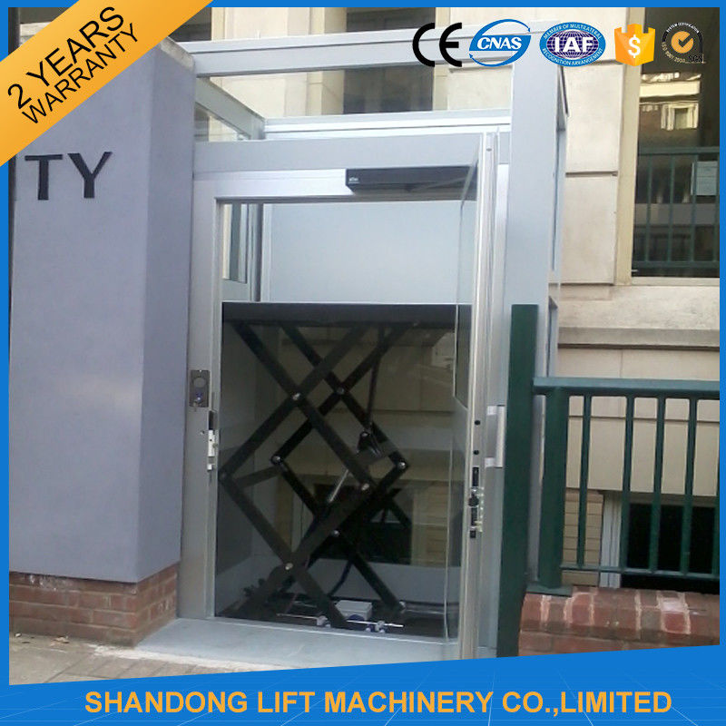 Hydraulic Home Wheelchair Platform Lift For Disabled People 1.2m * 1m ...