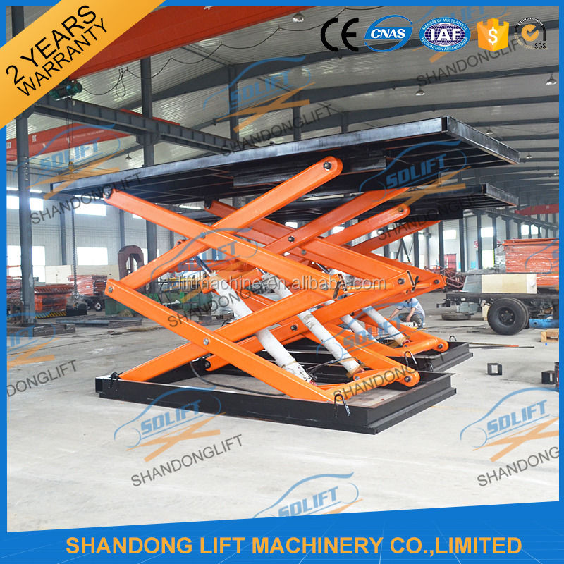 Customized 1 - 20 Tons Scissor Lift Platform With Painting ...