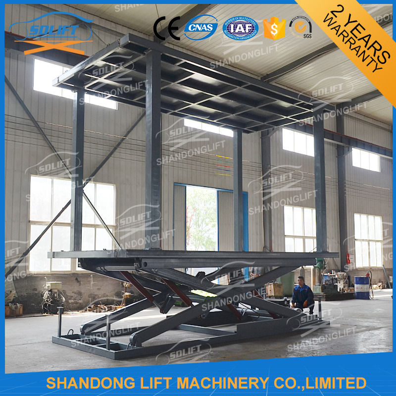 Steel Double Deck Car Parking System 3000 - 10000kgs Capacity With ...