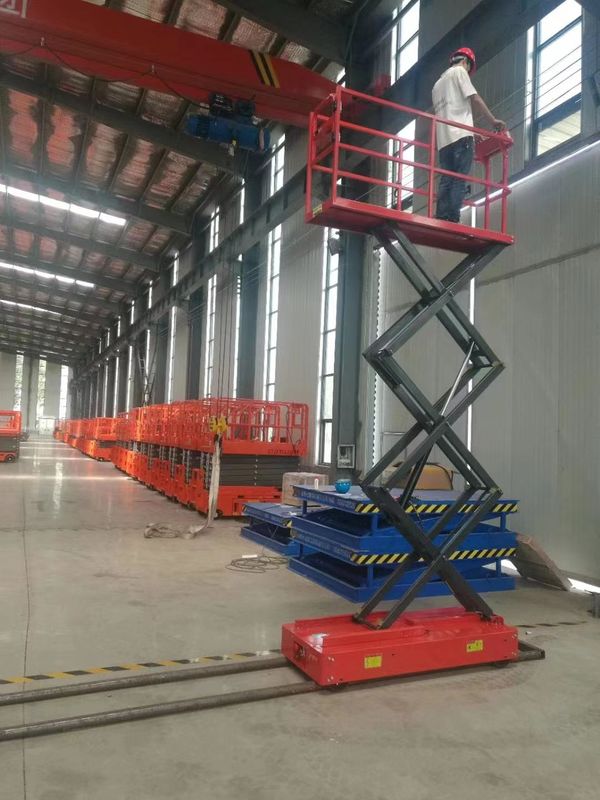 Warehouse Elevated Work Platforms Stainless Steel Forklift Maintenance