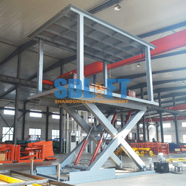 3Ton 3M Double Deck Hydraulic Scissor Car Lift Garage Double Car ...