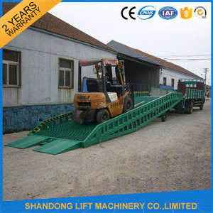 Adjustable Hydraulic Portable Loading Ramps for Trucks , Storage ...