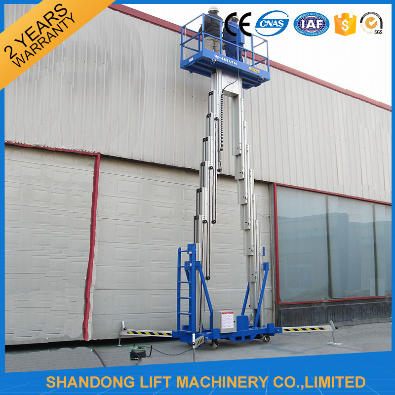 14m High Rise Window Cleaning Lift System , Aerial Wok Hydraulic Work ...