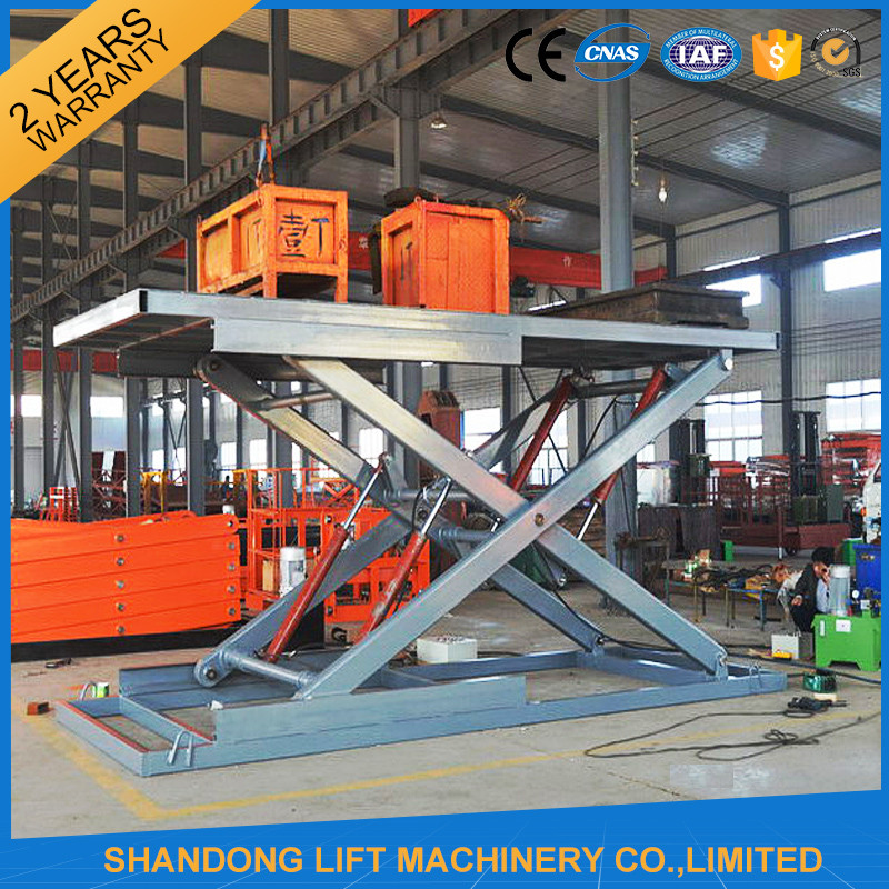 Electric Hydraulic Guide Rail Warehouse Elevator Lift Platform 5000kg ...