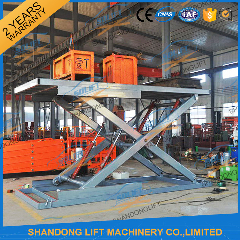 Painting / Galvanizing Surface Treatment Car Scissor Lift 208V / 220V ...