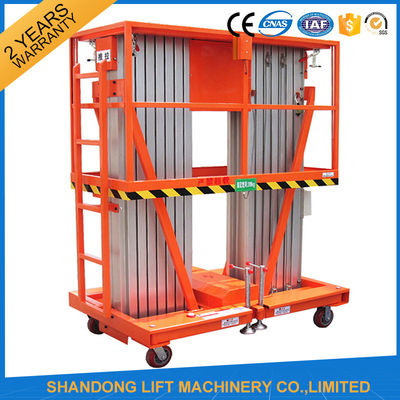 Mobile Aerial Working Electric Lift Ladder Renting Scaffolding with 4 ...