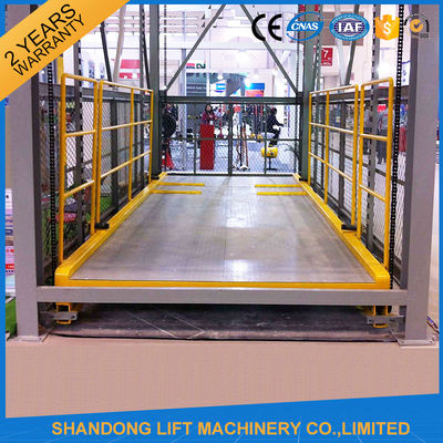 Electric Hydraulic Guide Rail Warehouse Elevator Lift Platform 5000kg ...