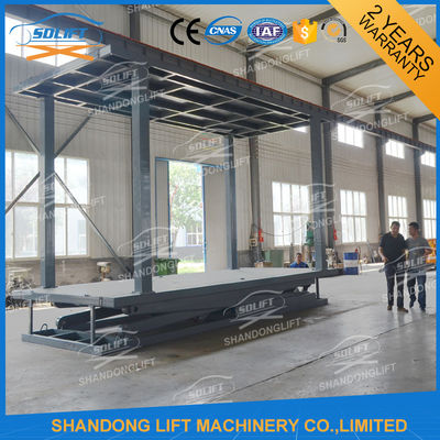 Double Deck Car Parking Lift Garage Car Elevator From Basement To ...