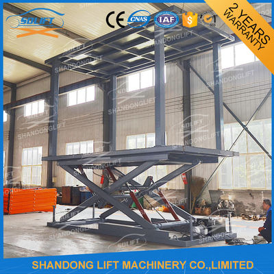 Double Deck Car Parking Lift Garage Car Elevator From Basement To ...