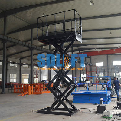 1000kg 3m Stationary Scissor Lift Table Material Handling