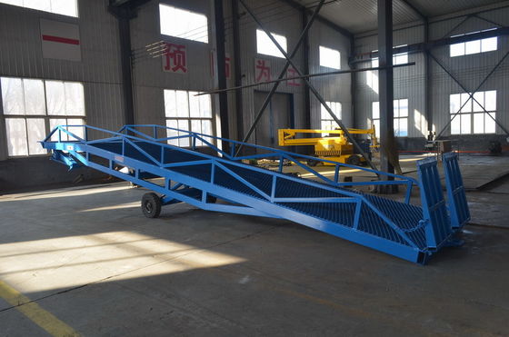 Shipping Container Heavy Duty Industrial Loading Ramps , Steel Loading ...