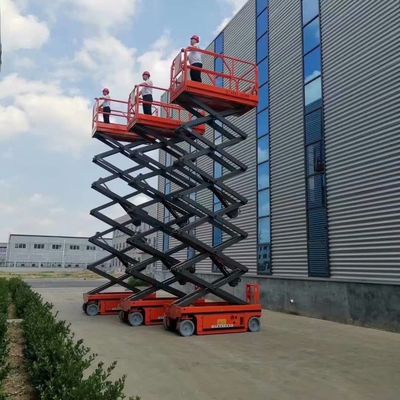 Self Propelled Elevating Work Platforms , CE Hydraulic Electric Aerial ...