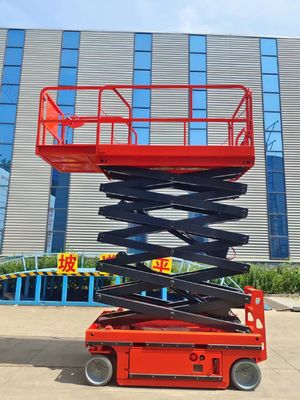 Battery Powered Self Propelled Elevating Work Platforms 300kg / 1000kg ...