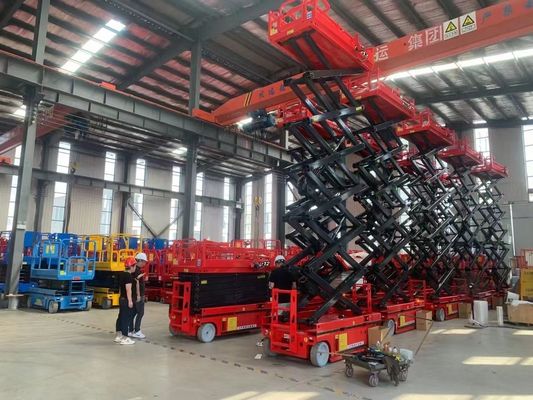 Mobile Self Propelled Elevating Work Platforms Battery Powered 4m 10m ...