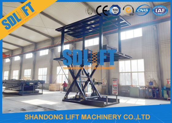 High Efficiency Automatic Double Deck Car Lift Safety System Sensors