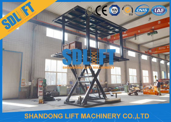 High Efficiency Automatic Double Deck Car Lift Safety System Sensors