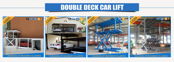 Double Deck Car Parking Lift Garage Car Elevator From Basement To ...