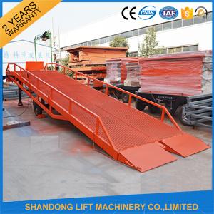 Adjustable Loading Dock Ramp , Warehouse Container Loading Mobile Dock Ramp