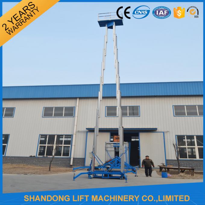 Mobile Aerial Working Electric Lift Ladder Renting Scaffolding with 4 ...