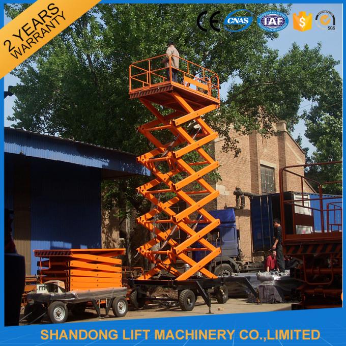 Hydraulic Mobile Platform Lift with 500kg Loading Capacity 12m Lifting ...