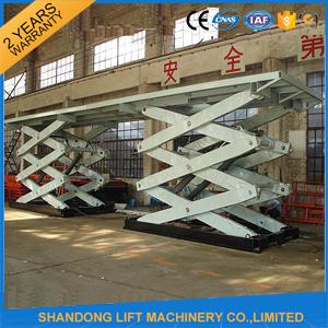 1 ton 3.3 m CE Electric Hydraulic Scissor Lift Platform for Material ...