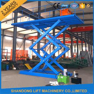 5 ton 5M Constraction Stationary Scissor Lift Table 380v / 2.2kw or 220v