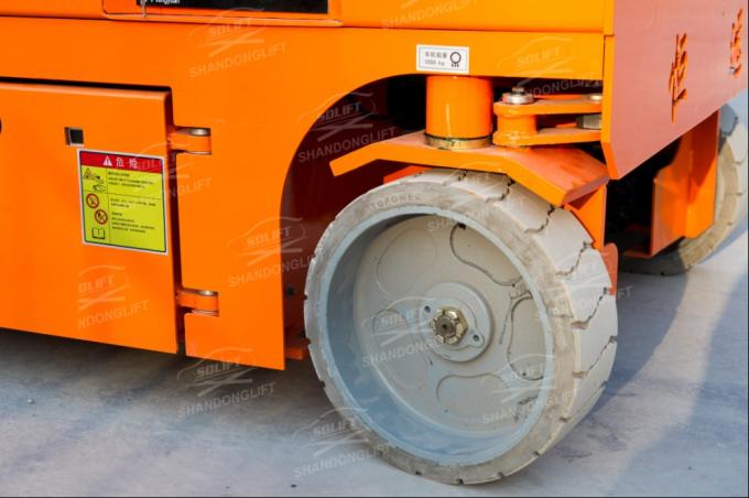 Electric Battery Power Scissor Lift Self - propelled Mobile Battery ...