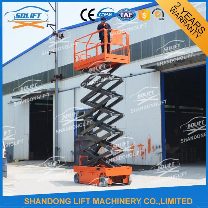 8m Electric Battery Power Self Propelled Elevating Work Platforms ...