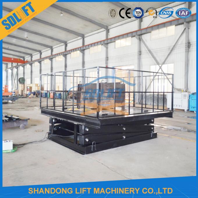 1000kg 3m Stationary Scissor Lift Table Material Handling