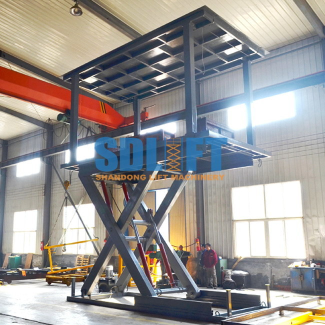 Double Deck 3000kg Car Storage Lifts Stackable Car Parking System