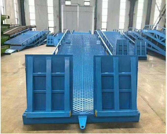 10T Heavy Duty Container Loading Ramps hydraulic trailer ramp lift