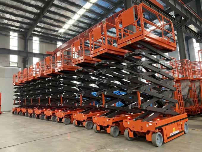 Self Propelled Elevating Work Platforms , CE Hydraulic Electric Aerial ...